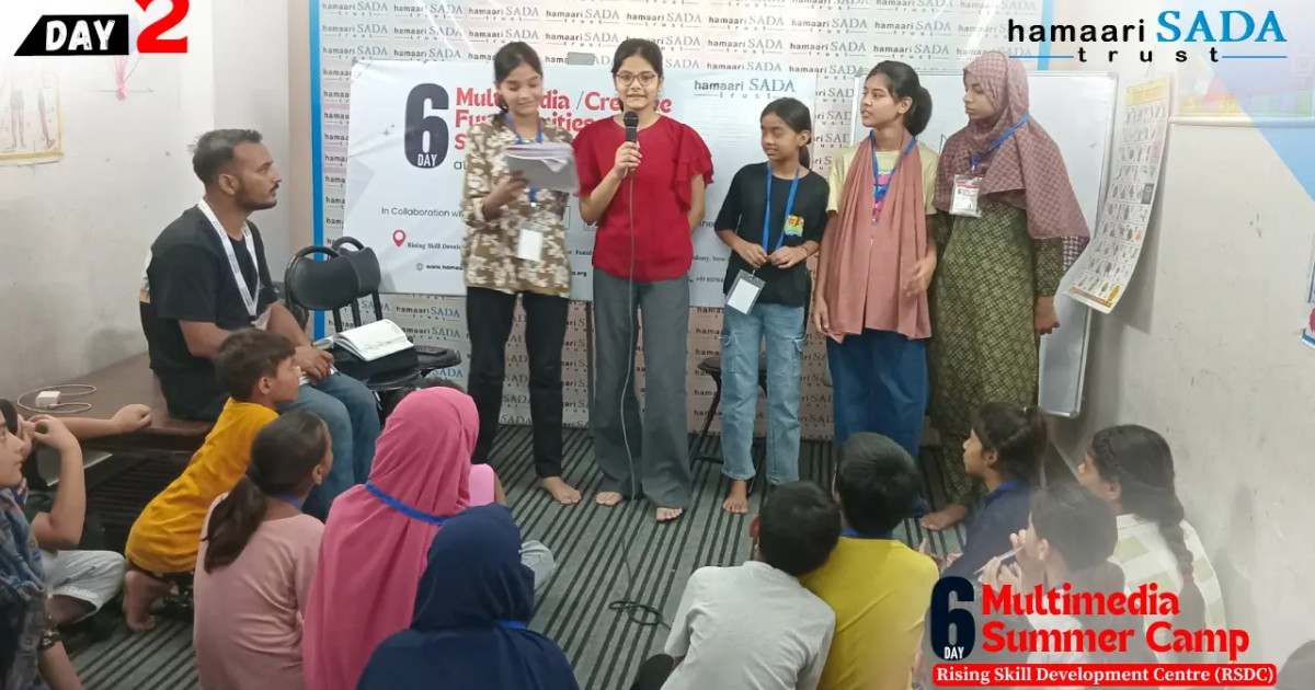 2nd day creative fun activities summer camp at rising skill development ...