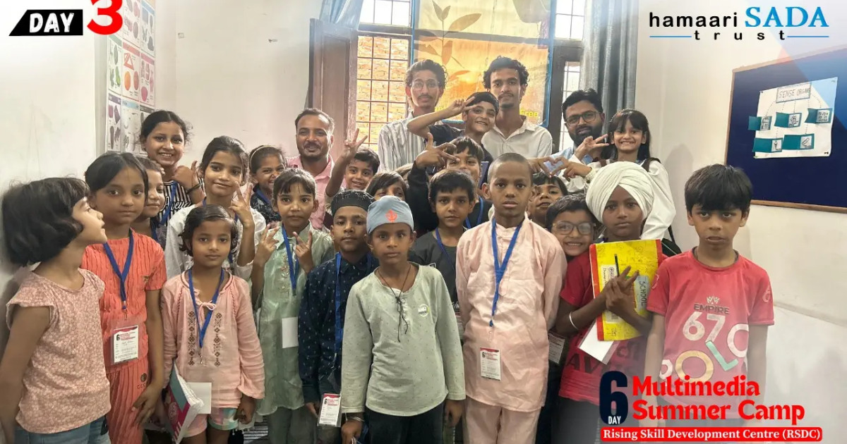 3rd day creative fun activities summer camp at rising skill development ...